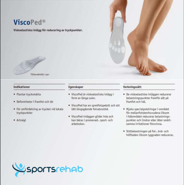 Bauerfeind ViscoPed ortopediskt inlägg » Sportsrehab.se ⭐️ Hela ...
